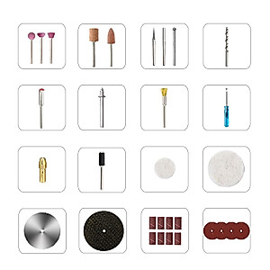 Mini Rotary Tool Corded Electric Detail Sander Multi Grinder Grinding Pen Set with | 101 Accessories | for Small Crafts & Projects