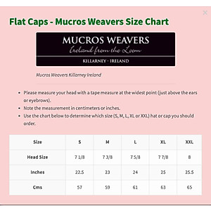 Mucros Weavers Men's Donegal Tweed Cap - Green, X-Large