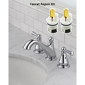 RP25513 Faucet Stem Replacement for Faucet Repair Kit, with RP4993 Seat and Spring and 8 Cartridge, 4 Pack