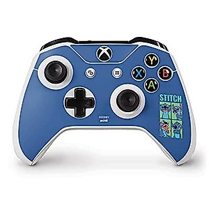 Skinit Decal Gaming Skin Compatible with Xbox One S Controller - Officially Licensed Disney Lilo and Stitch Personalities Moods Design