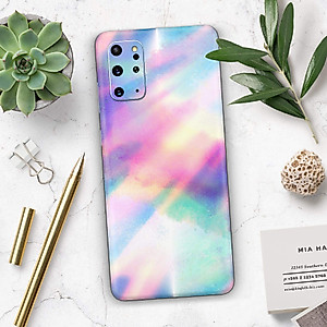 DesignSkinz Tie Dyed Bright Texture Protective Vinyl Decal Wrap Skin Cover Compatible with The Samsung Galaxy S20 (Screen Trim & Back Glass Skin)