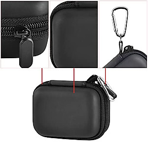 Case Compatible with iWALK Portable Charger Power Bank 4500/ 4800mAh. Charging Battery Pack Holder Storage for LinkPod Mini for iPhone 13/ 12/ 11/ Pro Max, Pocket Organizer for USB-C - Black Bag Only