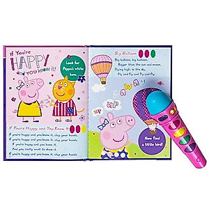 Peppa Pig - Sing with Peppa! Microphone and Look and Find Sound Activity Book Set - PI Kids (Play-A-Song)
