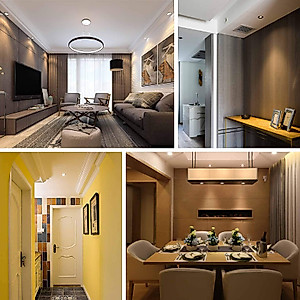 ORALUCE GU10 LED Bulbs, 6 Watt Equivalent to 50W Halogen Light Bulb, Non-dimmable, 3000K Soft White,120 V, 480 Lm, 120° Flood Beam Angle, MR16 Shape for Recessed, Track Lighting, Pack of 6