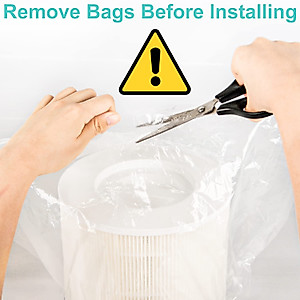 CLEVAST CL-AP220 Air Purifier Replacement Filter, 3-in-1 Pre-Filter, H13 True HEPA Filter, High-Efficiency Activated Carbon Filter, 1 Pack