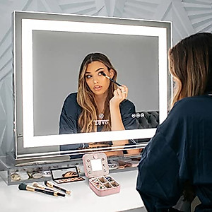 Parima Mom Christmas Gifts - Travel Jewelry Case for Women, Gifts for Mom from Daughter, Mom Gifts for Women, Birthday Gifts for Mom, Christmas Gifts for Mom - Letter C, Pink