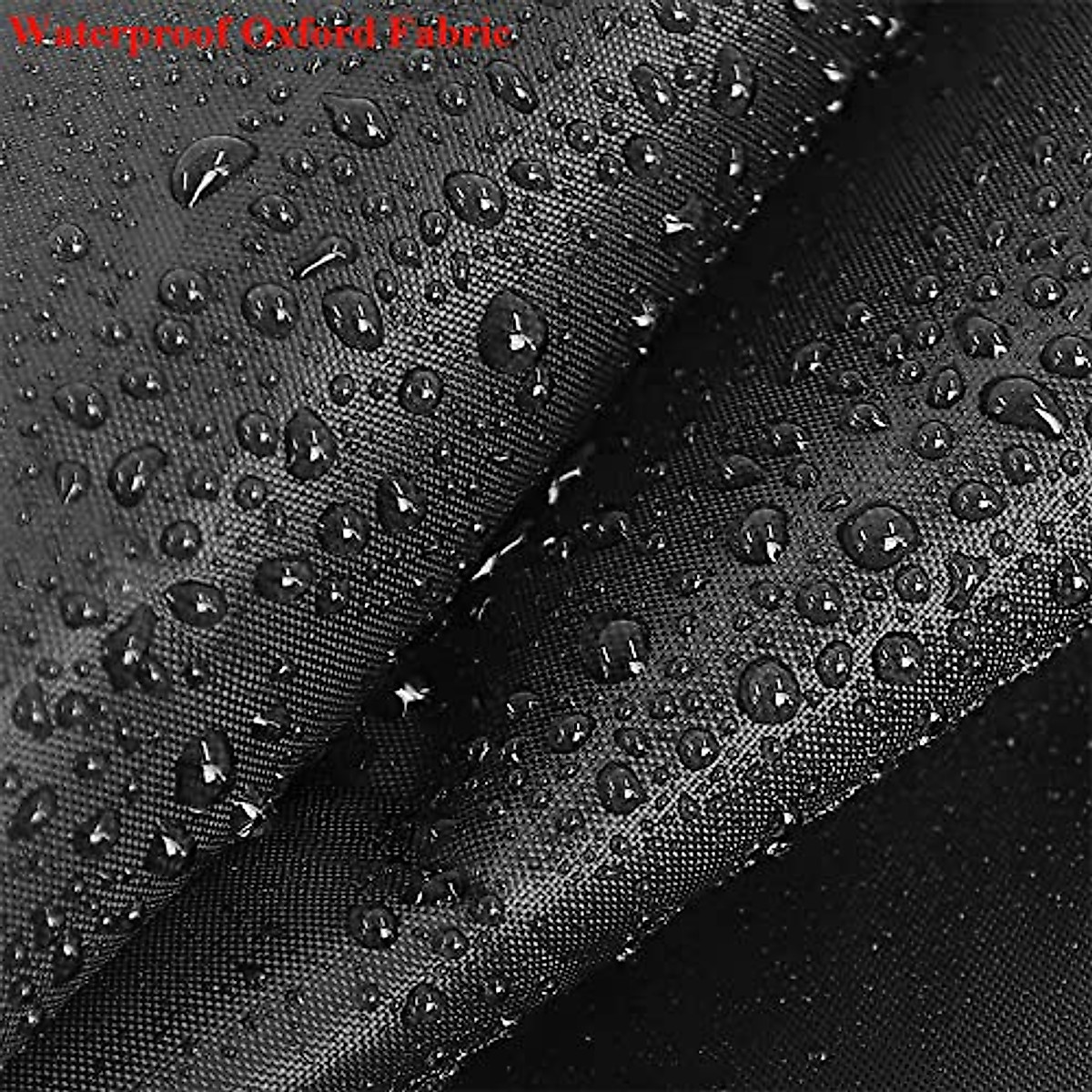 UCARE Outdoor Steel Patio Fireplace Cover Waterproof 420D Oxford Square Hexagon Pagoda Fire Pit Fireplace Dust Covers with Drawstring