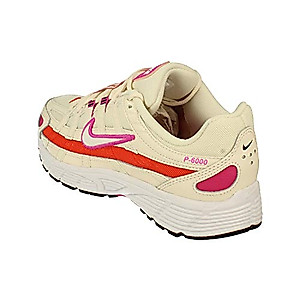 Nike P-6000 ESS Womens Running Trainers CW1351 Sneakers Shoes (UK 2.5 US 5 EU 35.5, Pale Ivory White Pink 100)