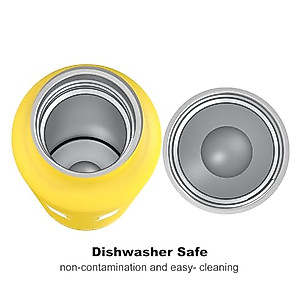 Super Sparrow Insulated Water Bottle with Straw -17 oz - Reusable Leak Proof Thermos - BPA-Free Kids Water Bottle Stainless Steel - 2 Lids Metal Water Bottle for Sports, Travel, Camping