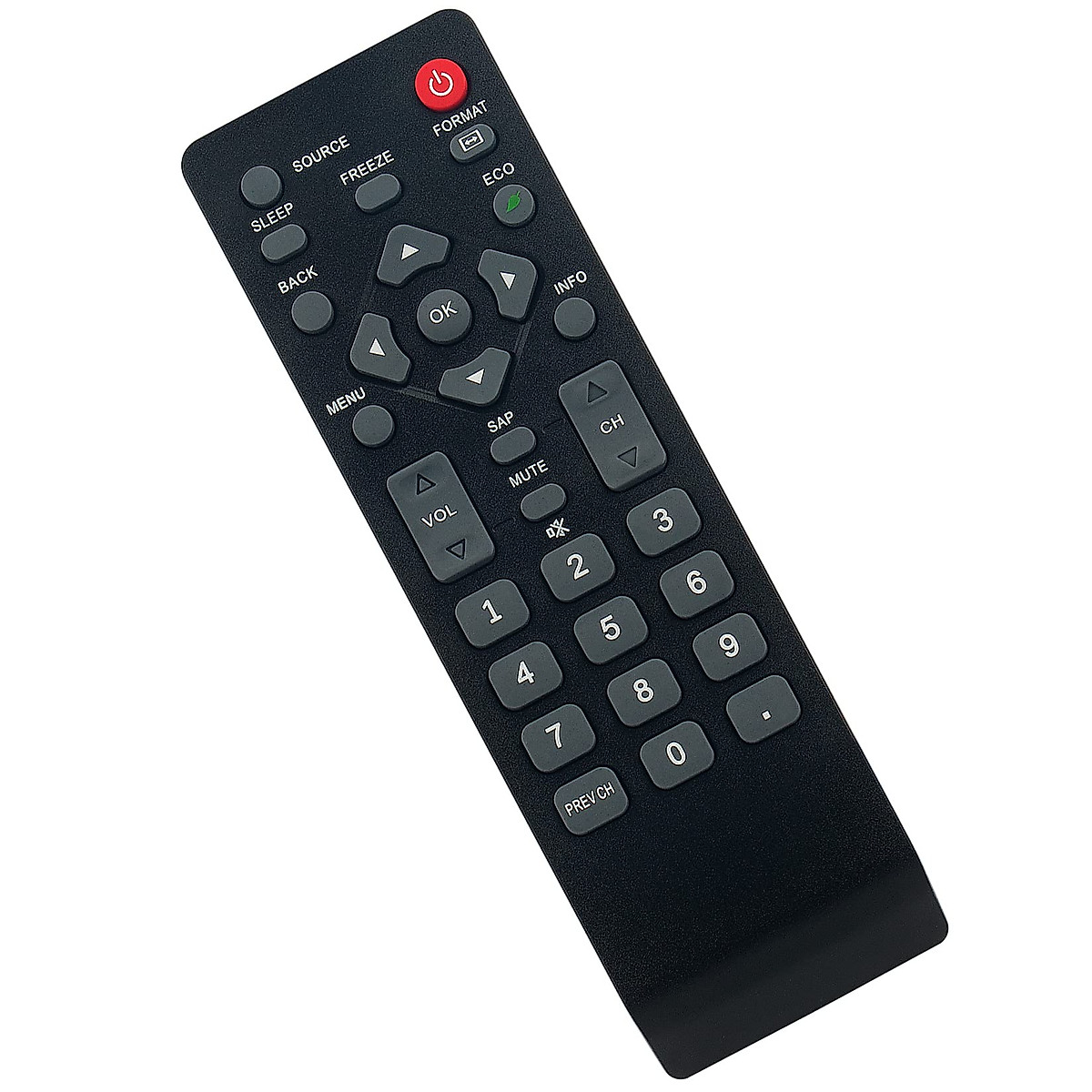 NH001UD Replacement Remote Control Applicable for Sylvania LCD LED TV LC190SL1 LC220SL1 LC320SL1 LC320SL1DS1 LC320SL1DS2 LC320SL1DS5 LC320SL1TH1 LC320SL1TH2