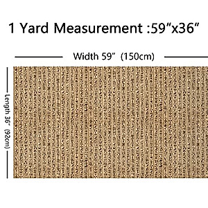 Symbols Upholstery Fabric, Tribal Ethnic Fabric by The Yard, Japanese Ancient Egypt Decorative Fabric, Totem Waterproof Outdoor Fabric, DIY Art Upholstery and Home Accents, Brown Black, 2 Yards