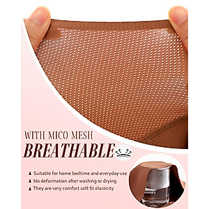 UNDER THE SEA Tummy Control Underwear for Women High Waisted Briefs Seamless Full Coverage Ladies Panties 4 Pack S-XXXL