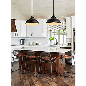 Black Vanity Light Fixtures 2-Light Mason Jar Wall Lamp Farmhouse Wall Sconces, Plug in Pendant Lighting with Cord 2 Pack Black Hanging Lamp with Plug in Cord 15.8ft and Dimmer Switch Bundled Goods