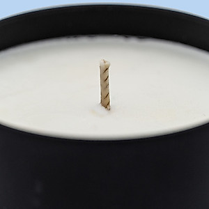 Briganti Vanilla Cupcake Luxury Soy Candle, Scented Home Decor | Natural Soy Wax Infused w/Essential Oils - Vanilla Bean + Buttercream + Cake + Bourbon | 8oz Premium Black Tin