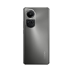 OPPO Reno10 Dual-SIM 256GB ROM + 8GB RAM (Only GSM | No CDMA) Factory Unlocked 5G Smartphone (Silvery Grey) - International Version