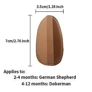 Andy's Orchids Dog Ear Stand Up Support Tool Sticker, Dog Ear Fixed Correction Vertical Holder for Doberman Pinscher Sheltie Corgi Puppies 2.7 * 1.38 inch