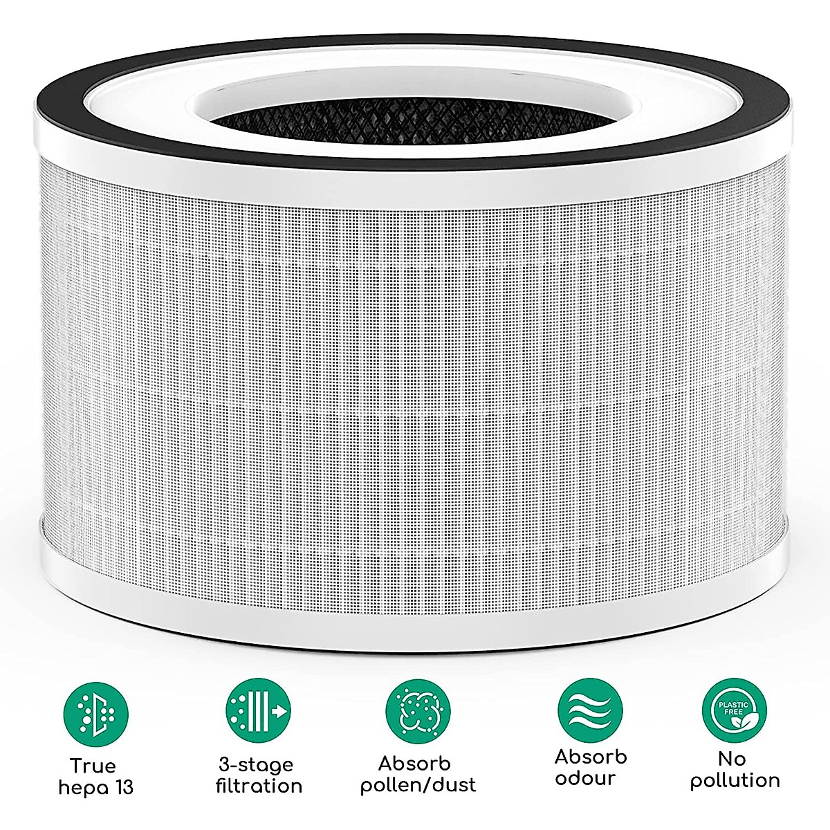 Afloia HEPA Air Purifier Original Replacement Filter + 20 PCS Sponges for Fillo With Fragrance B09M799DT4/B09M78CZYX