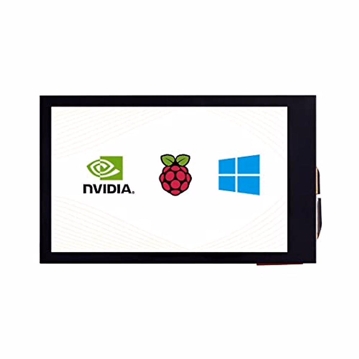 Coolwell 3.5 Inch LCD Display 3.5inch HDMI Touch Screen Touchscreen for Raspberry Pi 4B+ 4B 3B+ 3B 2B+ Zero W WH 2 W Jetson Nano PC 480x800 Adjustable Brightness IPS Display