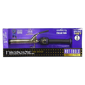 Hot Tools l # 1181 Spring Grip 1" Professional Curling Iron