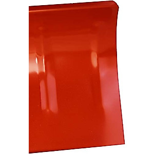 Emsco Group 1215-1 Bigfoot Steel Pusher Design-20 Blade-Non-Stick Coating-Wooden Handle Snow Shovel, 20", Orange