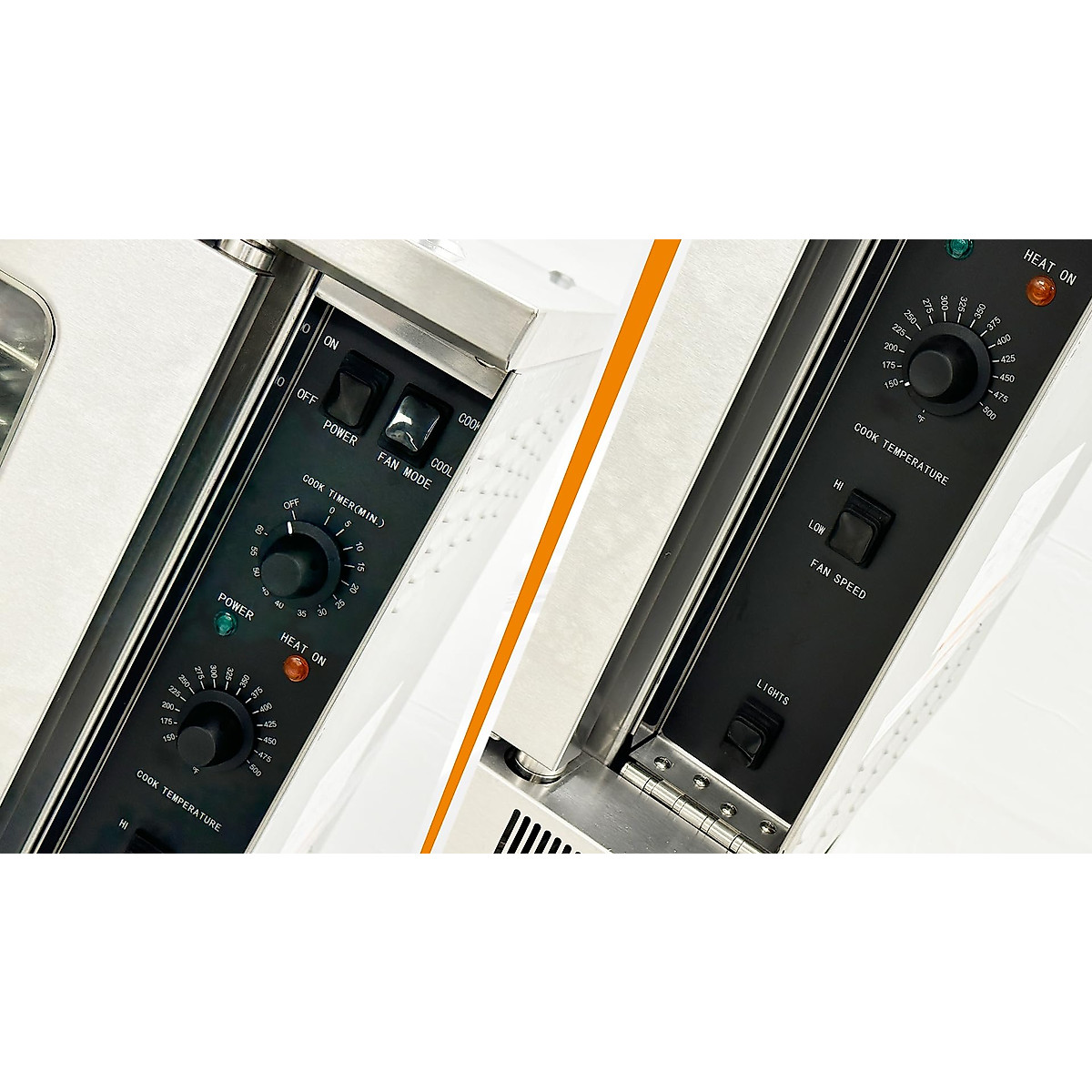 Commercial Convection Oven, Natural Gas or Propane, 60000 BTU, Single Deck, Four Legs, Restaurant Kitchen Bakery HRCO-60K