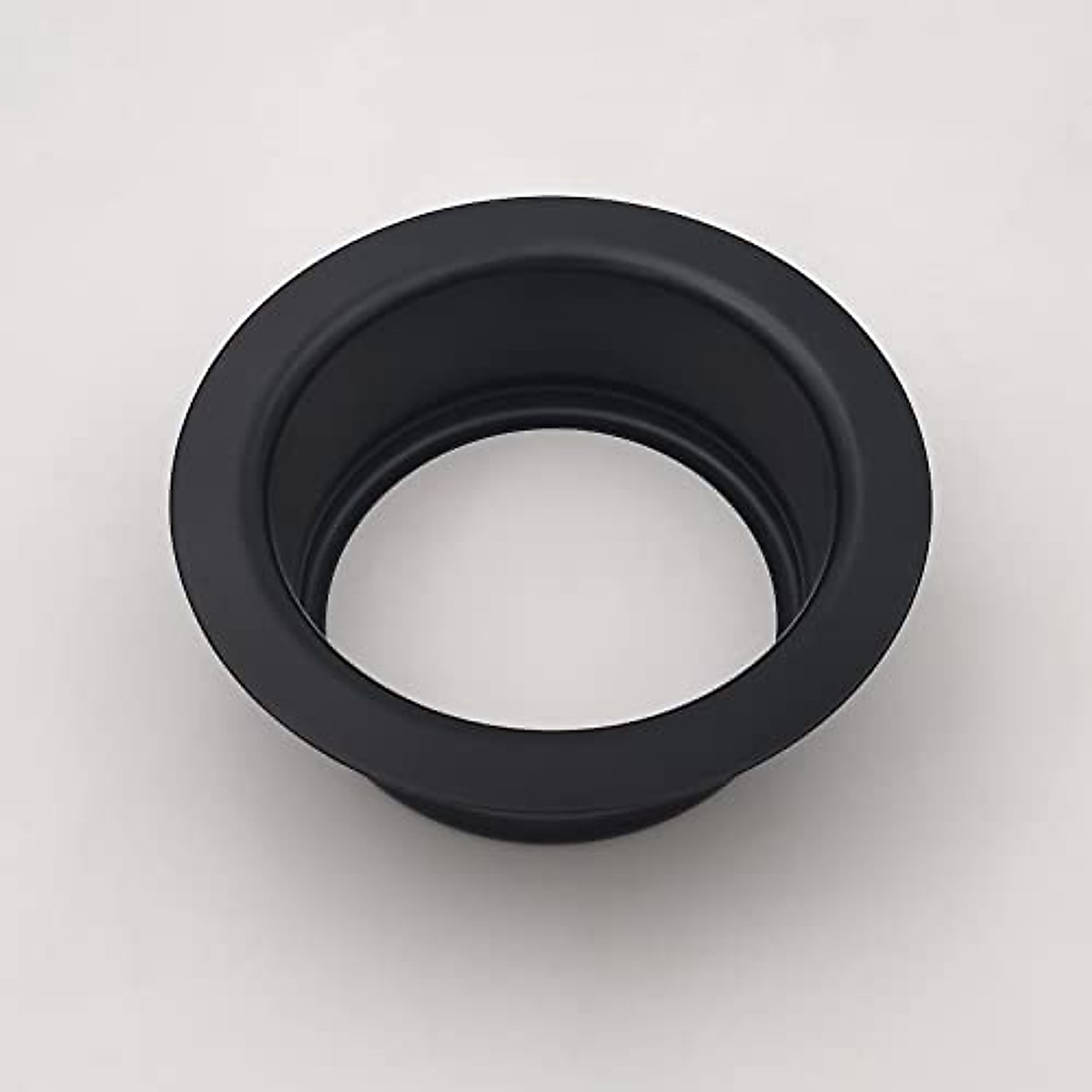 GZILA Garbage Disposal Flange Black, Universal Garbage Disposal Flange Replacement for 3-1/2 Inch Standard Sink Drain Opening SUS304 Stainless Steel