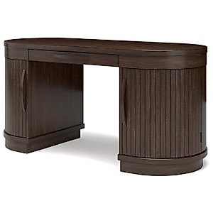 Signature Design by Ashley Korestone Home Office Desk, 63" W x 26" D x 30" H, Dark Brown