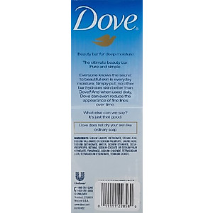 Dove Beauty Bar, White 4 oz, 16 Bar