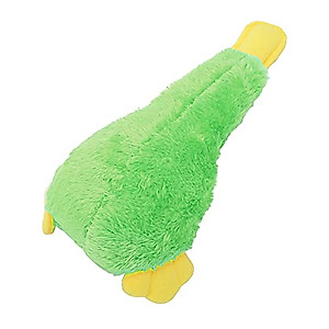 GLOGLOW Plush Dog Chew Toys, Cute Bird Easy Clean Squeaky Plush Dog Toys Teeth Grinding Interactive Boredom Relief Soft Bite Resistance Indoor (Green)