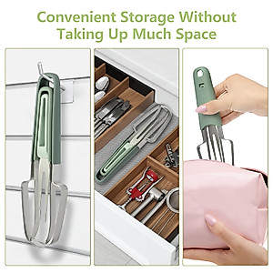 LIVSGNISTA Watermelon Cutter Slicer Tool,Stainless Steel Watermelon Knife and Fork Kit,3-in-1 Fruit Cutter Kitchen Gadgets