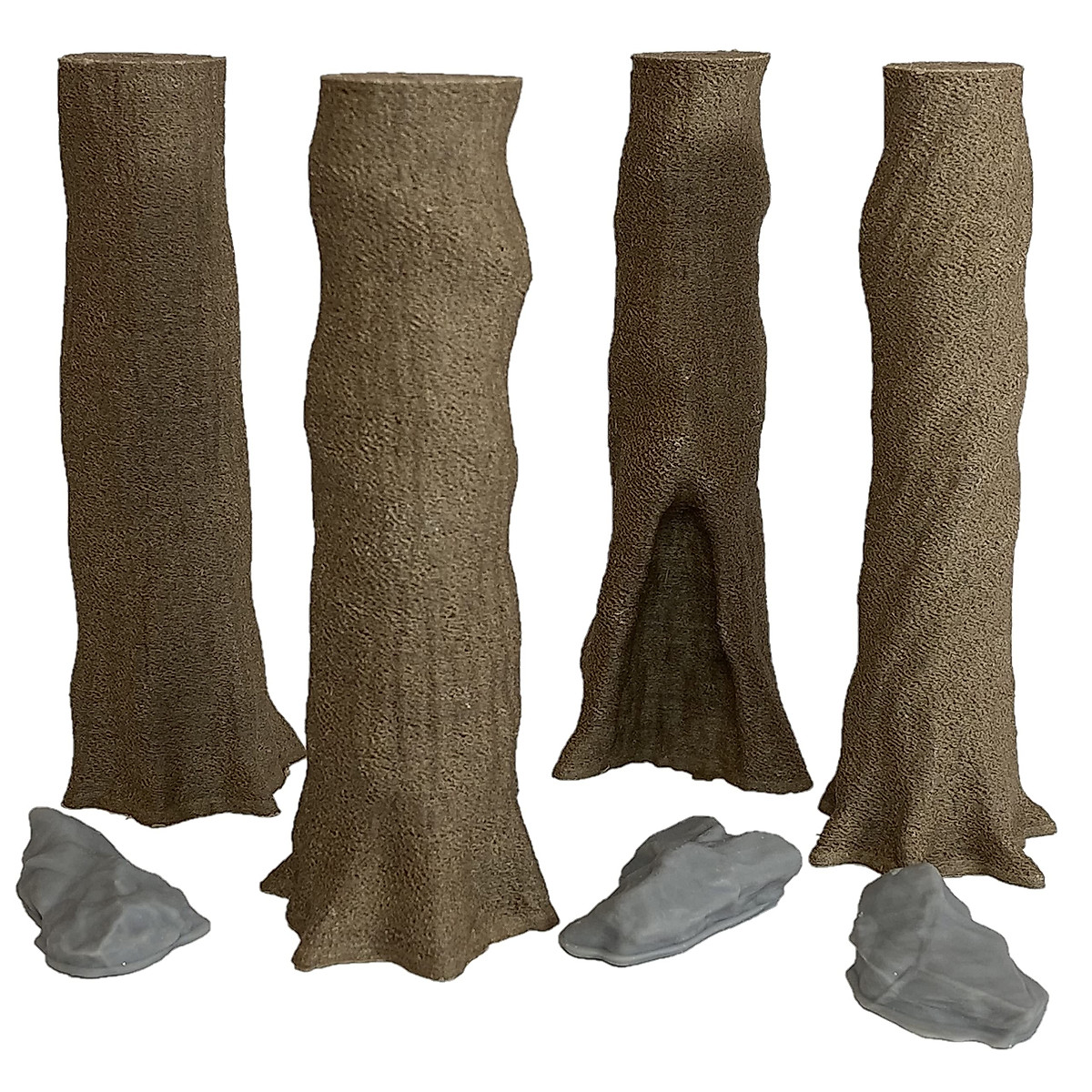 Extruded Gaming Chestnut Trees Set 1