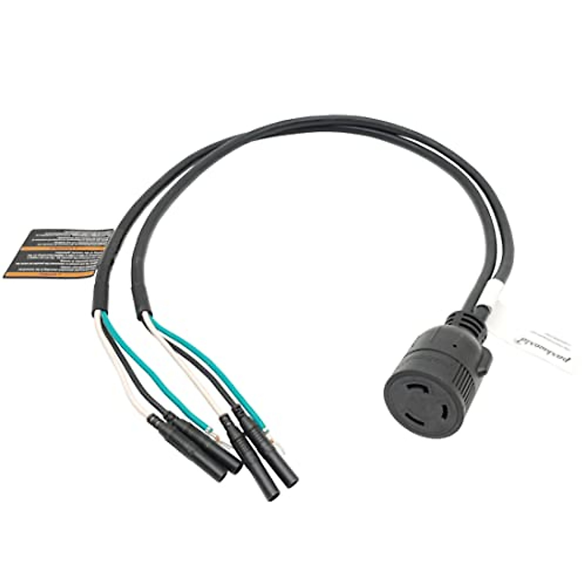 Parkworld 63609 Inverter Generator Parallel Kit Terminals with Cable to 30A L14-30R Female, 120V, 30A, 3FT