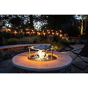 HeatSaver AL28 - Fire Pit Heat Deflector/Reflector and Cover