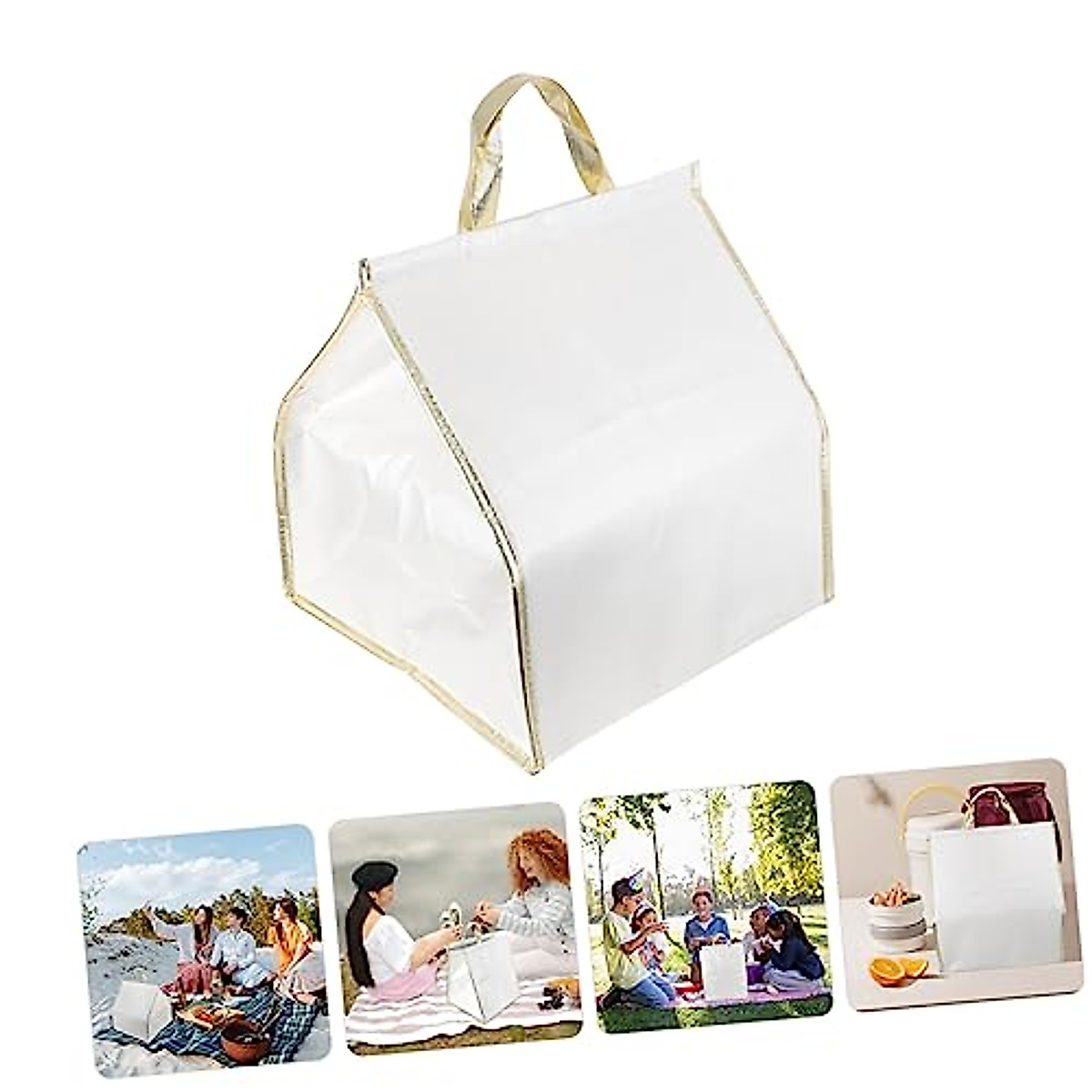INOOMP Tote Bags insulated delivery bag heighten insulated bag ice bag nonwoven peritonealwaterproof Packing Insulated Bag