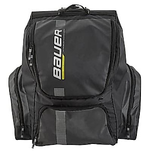 Bauer Elite Wheel Backpack Bag, Black, Junior '21