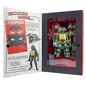 The Loyal Subjects Teenage Mutant Ninja Turtles Best of Raphael 100-Page Comic Book & Raphael BST AXN 5-inch Action Figure Set