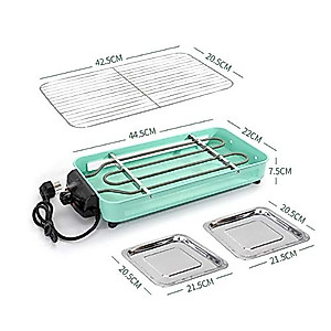 CZDYUF Portable Smoke Free Electric Grill Home Barbecue Electric Grill Outdoor Camping Picnic Burner Charcoal Camping Barbecue Oven