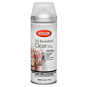 Krylon K01309 Gallery Series Artist and Clear Coatings Aerosol, 11-Ounce, UV-Resistant Matte Spray Paint, 11 ounce, 11 Oz