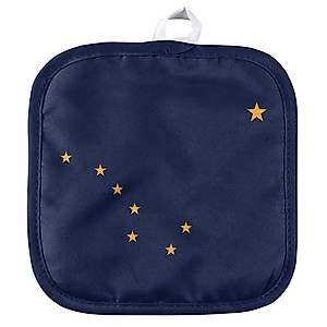 Alaska Flag Pot Holder for Indoor/Outdoor Kitchen and BBQ