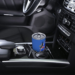 YFTRC Kyle Larson 5 Insulated Tumbler 20oz Tumbler with Lids and Metal Straws Stainless Steel Vacuum Insulated Travel Mug Coffee Cup Indoor Outdoor Ice Drinks Hot Beverage