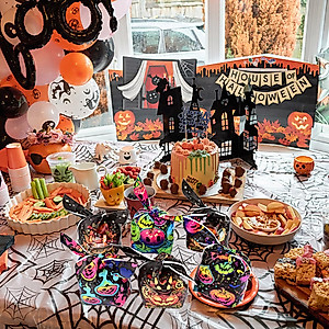 200PCS Halloween Treat Bags Candy Bags Bulk,Halloween Candy Bags for Kids Trick or Treat,Plastic Small Halloween Goodie Bags Halloween Party Favor Bags for Snack Sandwich Cookie