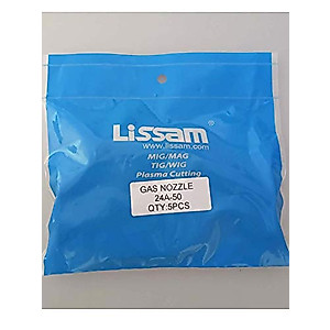 MIG Welding Gas Nozzle 24A-50,Pack of 5