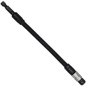 AMERICAN MUTT TOOLS Flexible Drill Bit Extension – 7.5” Flexible Screwdriver Tool | Flexible Shaft Drill Bit Extension, Bendable Flex Bit for Hard to Reach Spaces | Flexible Bit Extension Bar