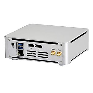HUNSN 4K Mini PC, Desktop Computer, Server, 6 Cores I7 8750H, Windows 11 Pro or Linux Ubuntu, BM21, DP, HDMI, 6 x USB3.0, Type-C, LAN, Smart Fan, 64G RAM, 512G M.2 2280 NVME SSD