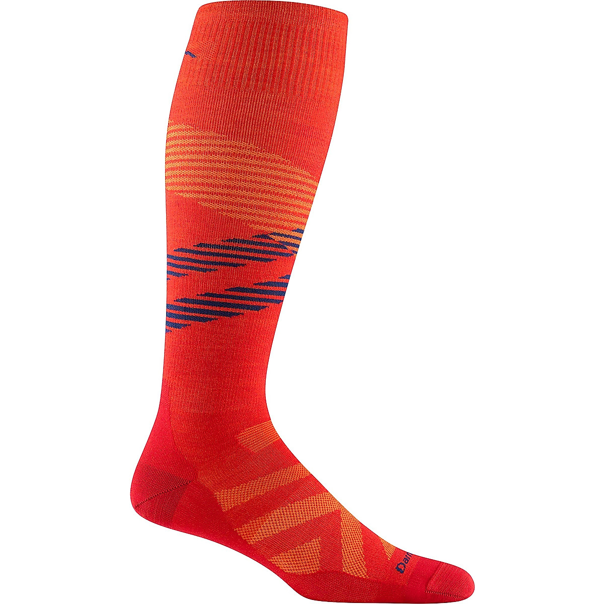 Darn Tough Men's Pennant RFL OTC Ultra-Lightweight Sock (Style 8002) - Flame, X-Large