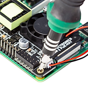 UCTRONICS PoE HAT for Raspberry Pi with Cooling Fan, IEEE 802.3af-Compliant, 5V 2.5A Power Over Ethernet Board for Raspberry Pi 4B/3B+