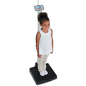 Detecto APEX-SH-C-AC Digital Physician Scale w/Sonar Height Rod AC Adapter WiFi Bluetooth 600 lb x 0.2 lb, 24" to 87.5"