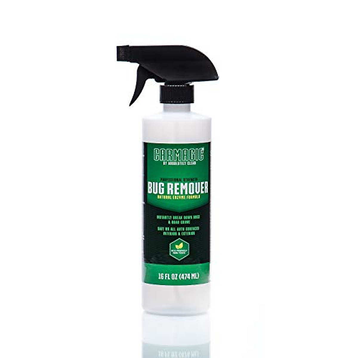 Absolutely Clean CarMagic Bug Remover - Heavy Duty Cleaner | Instant Bug & Grime Remover | Perfect for Cars, Trucks, Motorcycles, Boat | USA Made (16oz Spray Bottle)