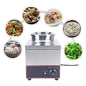 110V Nacho Cheese Dispenser Hot Fudge Dispenser, 150W Cheese Warmer 30-110 ℃ Cheese Dispenser Warmer Commercial Food Warmer for Soups, Chocolate, Caramel, Restaurants, Cafeterias (86-230 ℉)