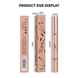 Go Ho Liquid Eyeliner Stamp Wingliner,Black Winged Eyeliner Stamps for Cat Eyes,Long lasting Super Slim Precise Felt Tip Liquid Eye Liner Tattoo Tools,1 PC